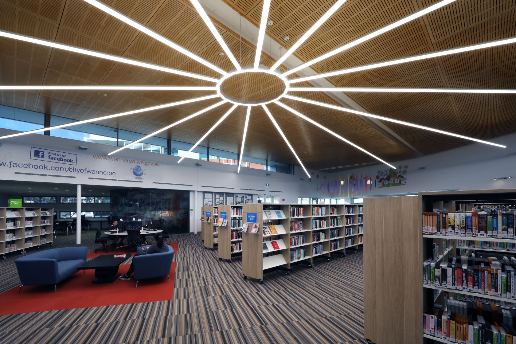 Linear Lighting System | Wanneroo Library & Cultural Centre
